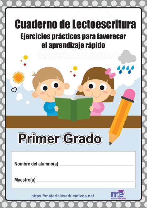 Cuadernillo Para Primer Grado Cuaderno De Lectoescritura Primeros