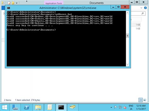windows server 2012 r2 active directory add users with a batch