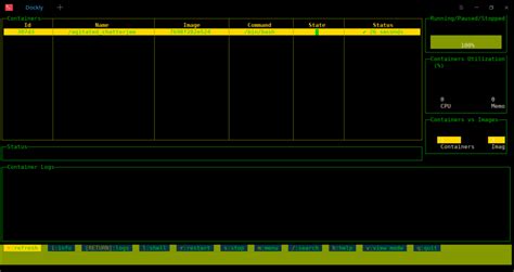 dockly manage docker containers from terminal ostechnix