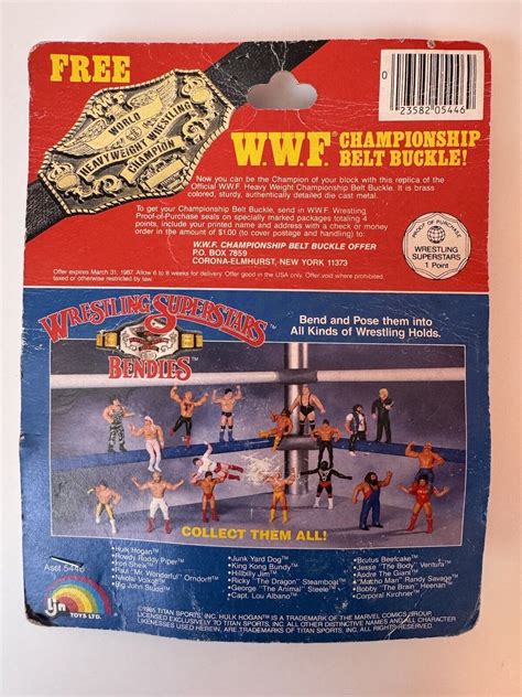 Wwf Ljn Bendies Nikolai Volkoff Wwe Moc Wrestling Superstars 80 Toys