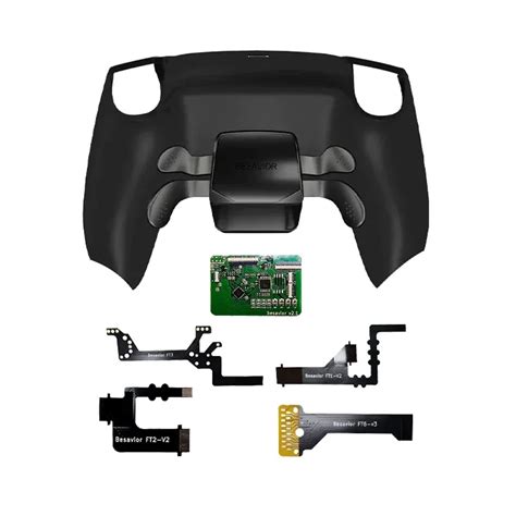 Besavior Diy Kit For Ps5 Controller Black