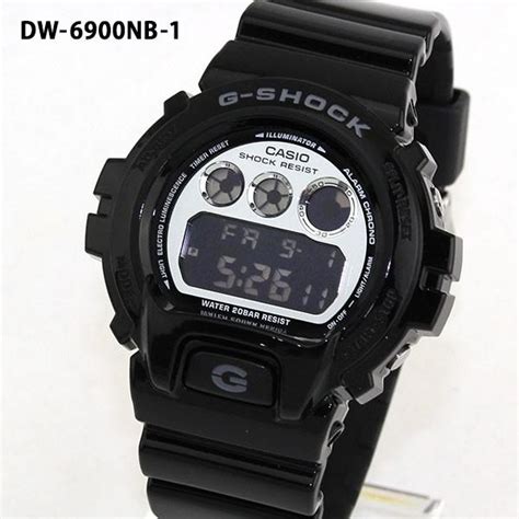 ペアウォッチ G Shock Gショック Dw 6900nb 1 Dw 6900nb 7 カシオ デジタル 黒 ブラック 白 ホワイト