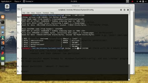 hack reset any windows password with kali linux live usb drive [no