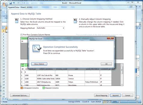 exporting and importing data between mysql and microsoft excel w3resource