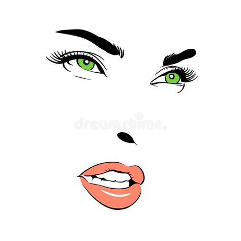Cute Green Eyed Girl Stock Illustrations 83 Cute Green Eyed Girl