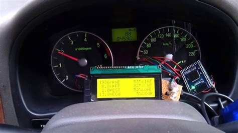 arduino obd lcd with led shift light youtube