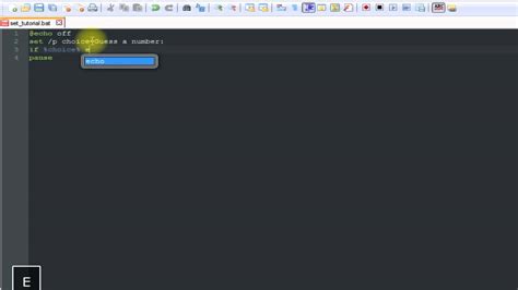batch file tutorial 4 if statements and starting another project