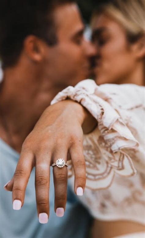 Brilliant Cut Diamond Engagement Ring Three Stone Diamond Rings