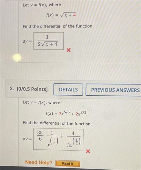 Solved Let Y F X Where F X X 4 Find The