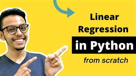 linear regression in python from scratch simply explained youtube