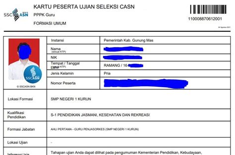 Proses Skd Cpns 2023 Cara Cetak Kartu Ujian Dan Hal Penting Yang Perlu