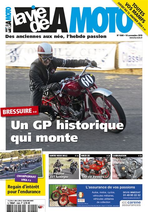 La Vie De La Moto N° 1040 Du 14 11 2019 La Boutique Du Collectionneur