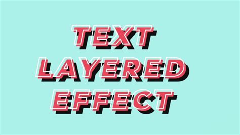 pure css3 text layered effect html5 and css3 full tutorial youtube