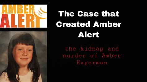 The Case That Created Amber Alert Youtube