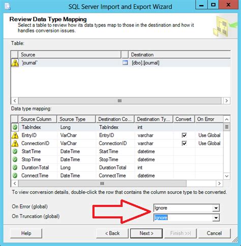 migration of the internal ucserver database from microsoft access to