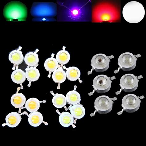 100pcs Lot 1w 3w Watt Cree High Power Led Light Emitting Diode Leds