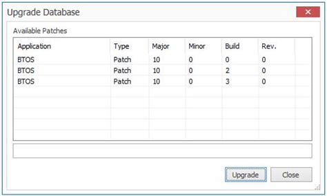 database version number is not the same buildsoft support