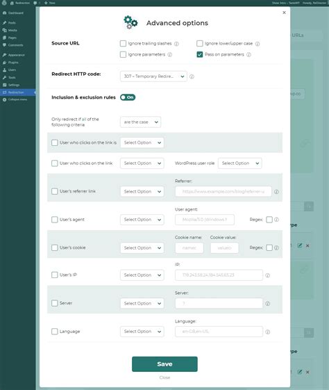 redirection wordpress plugin