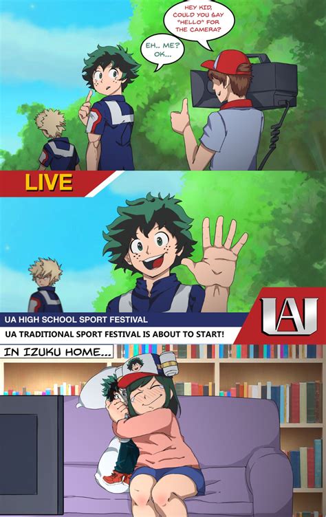 Inko Midoriya Deku Mom Is So Cool By Fakescs On Deviantart Boku No
