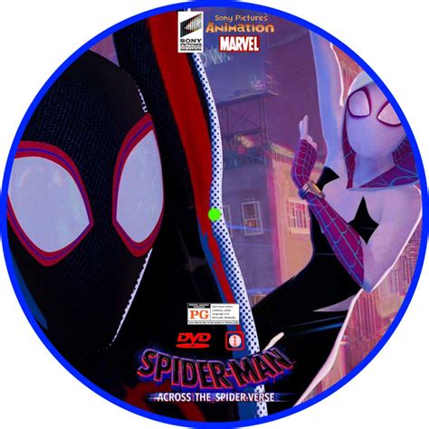 Spiderman Across The Spider Verse 2023 R1 Custom Dvd Label