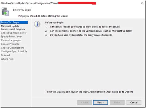 installing windows server update services wsus 2016 tech support