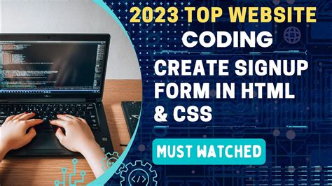 How To Create Signup Form Using Html And Css Signup Form Using Html