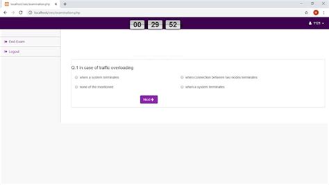 simple examination system source code in php mysql