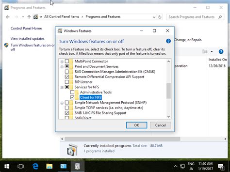windows server 2012 r2 configure nfs client 2 server world
