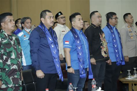 Bupati Bungo H Mashuri Sp Me Hadiri Pelantikan Dan Rakerda Knpi