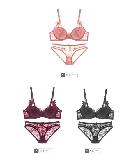 High Quality Sexy Girl Lace Red Color Padded Bra And Panties Sets Buy