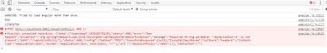javascript resolved exception caused by handler execution org