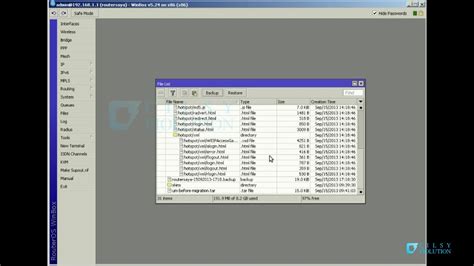 backup dan restore konfigurasi youtube
