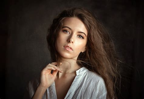 Hd Wallpaper Look Pose Background Model Portrait Makeup