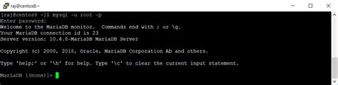how to install mariadb on centos 8 rhel 8 centos redhat