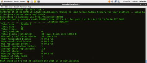 hdfs commands hadoop shell commands to manage hdfs edureka