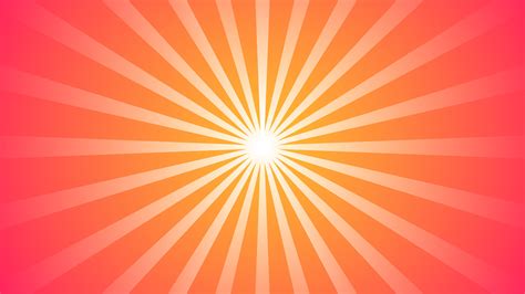 Abstract Red Gradient Background With Starburst Effect And Sunburst