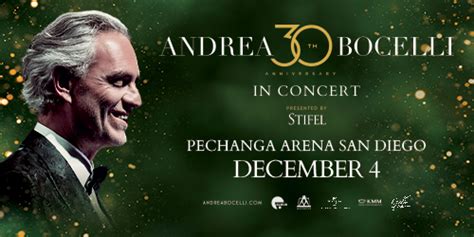 Andrea Bocelli Announces December 2024 Us Tour Dates Including Return
