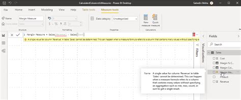 power bi tutorial when to use calculated columns and measures