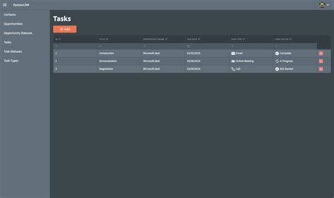 customize crud pages create a blazor crm application