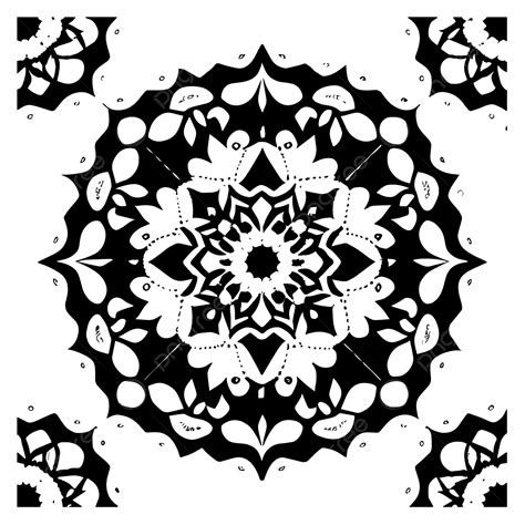 اتجاهات نمط الأزهار ماندالا ناقلات تصميم أبيض وأسود لماذا تولي زمام
