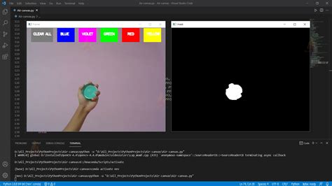 create air canvas using python open cv techvidvan