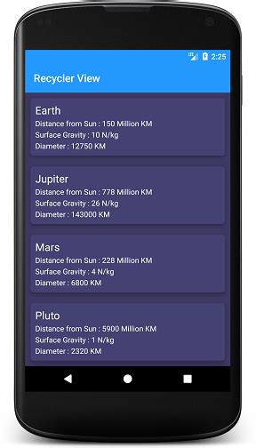 android cardview with recyclerview by droid by me medium