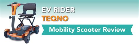 Ev Rider Teqno Automatic Folding Mobility Scooter Review