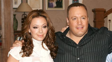 Why Kevin James And Leah Remini Struggled To Film Kissing Scenes On