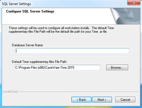 installing time for multi user setup