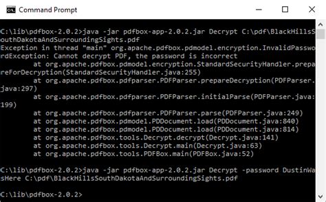 apache pdfbox command line tools no java coding required java code