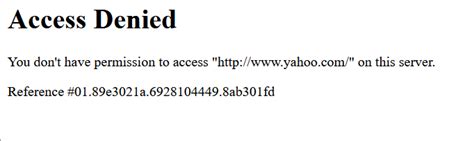 access denied “you don t have permission to access …” incredigeek