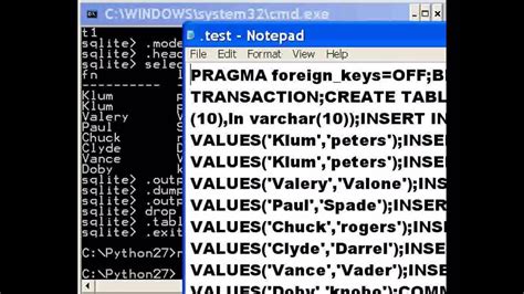 sqlite3 backup edit read back in your records youtube