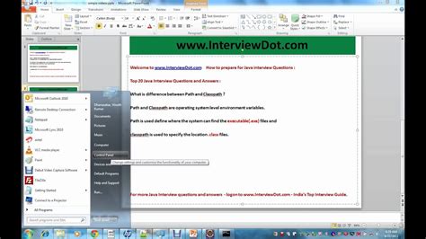 interview question what is the difference between path and