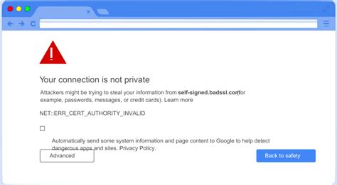 fix net err cert authority invalid error on chrome